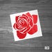 Rose Car Window Sticker [die-cut Vinyl Decal] - Etsy