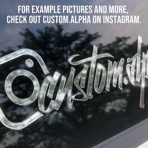 Custom Instagram Car Window Sticker, Die-cut Vinyl Decal - Etsy