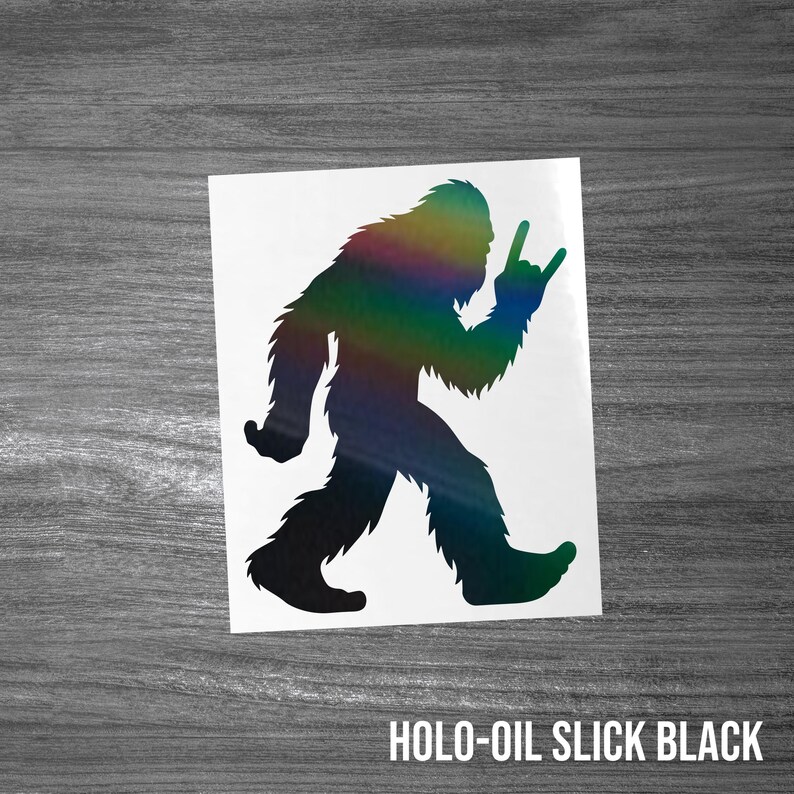 Sasquatch Car Window Sticker [die-cut Vinyl Decal] - Etsy