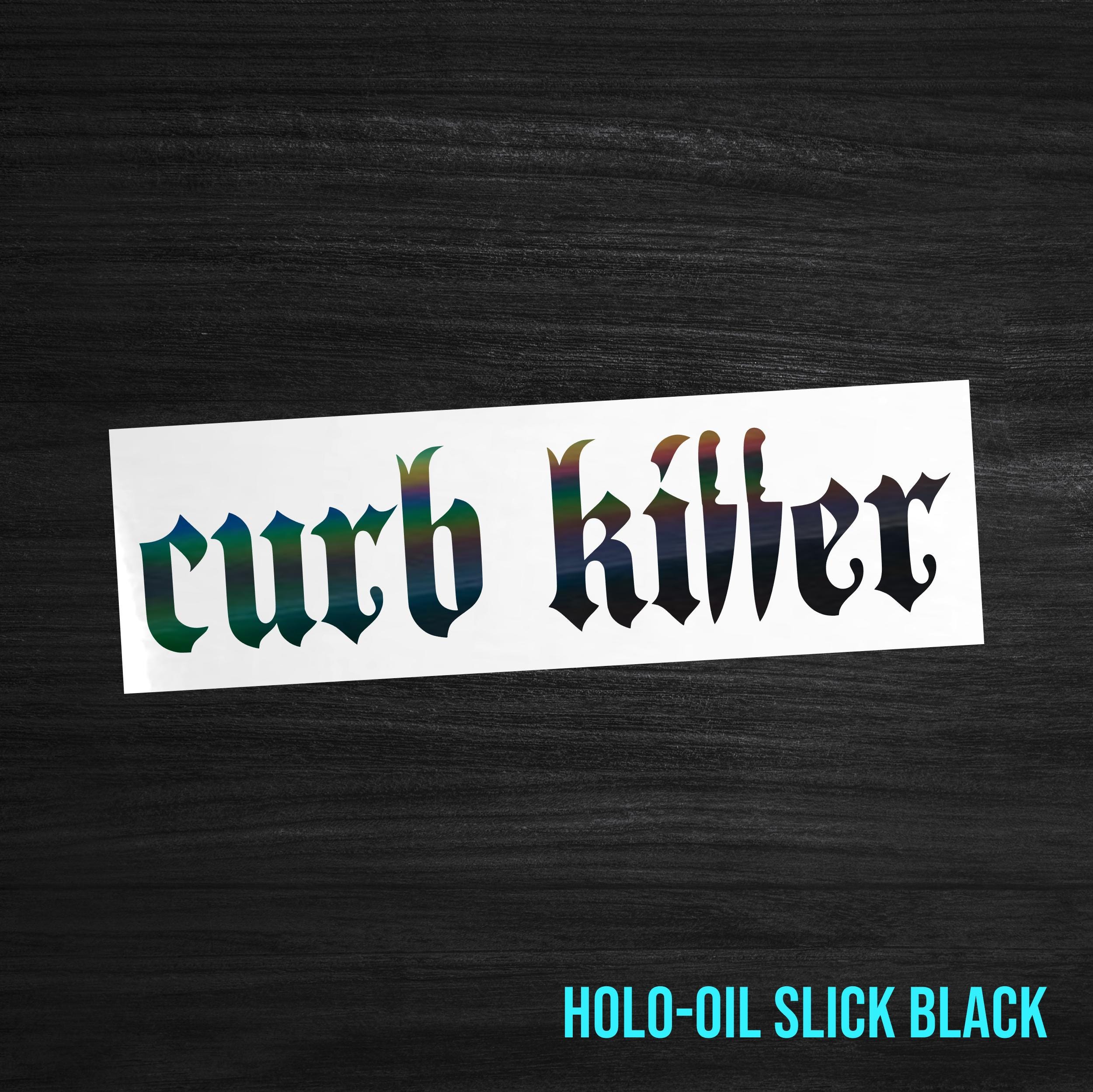 Curb Killer Car Window Sticker [die-cut Vinyl Decal] - Etsy