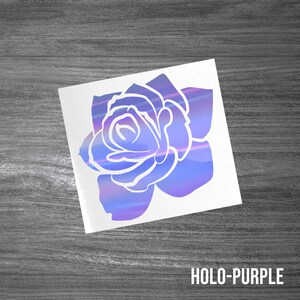Rose Car Window Sticker [die-cut Vinyl Decal] - Etsy