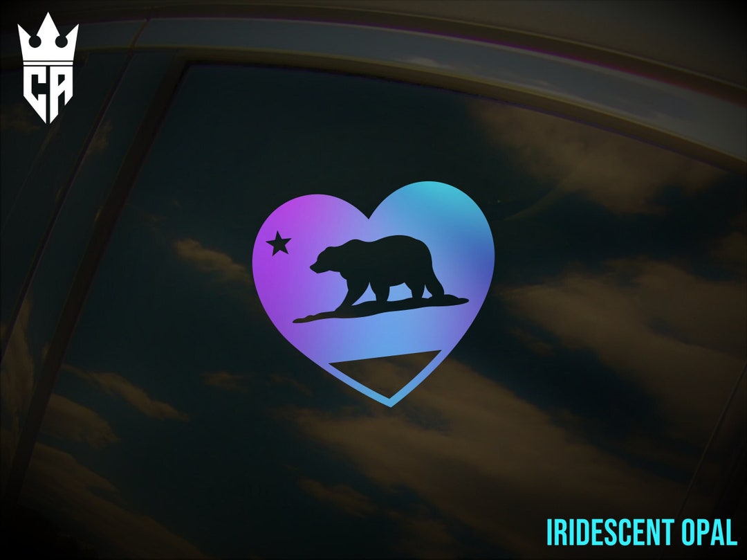 California Car Decal Window Sticker, Die-cut Vinyl Decal - Etsy