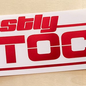 Mostly Stock Car Window Sticker, Die-cut Vinyl Decal - Etsy
