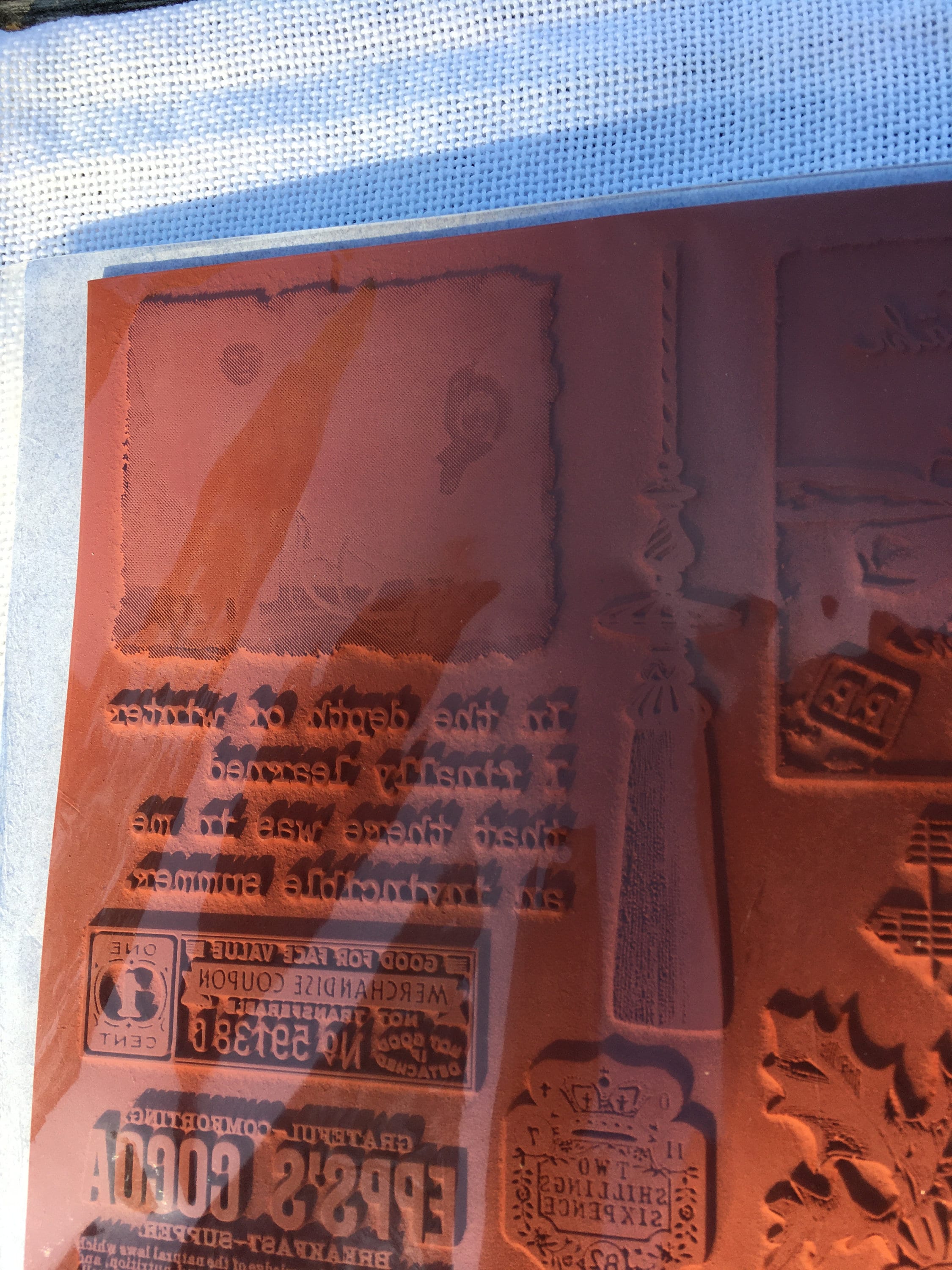 Rubber Stamps Sheet Oxford Impressions season of Giving NEW Set of 16 ...