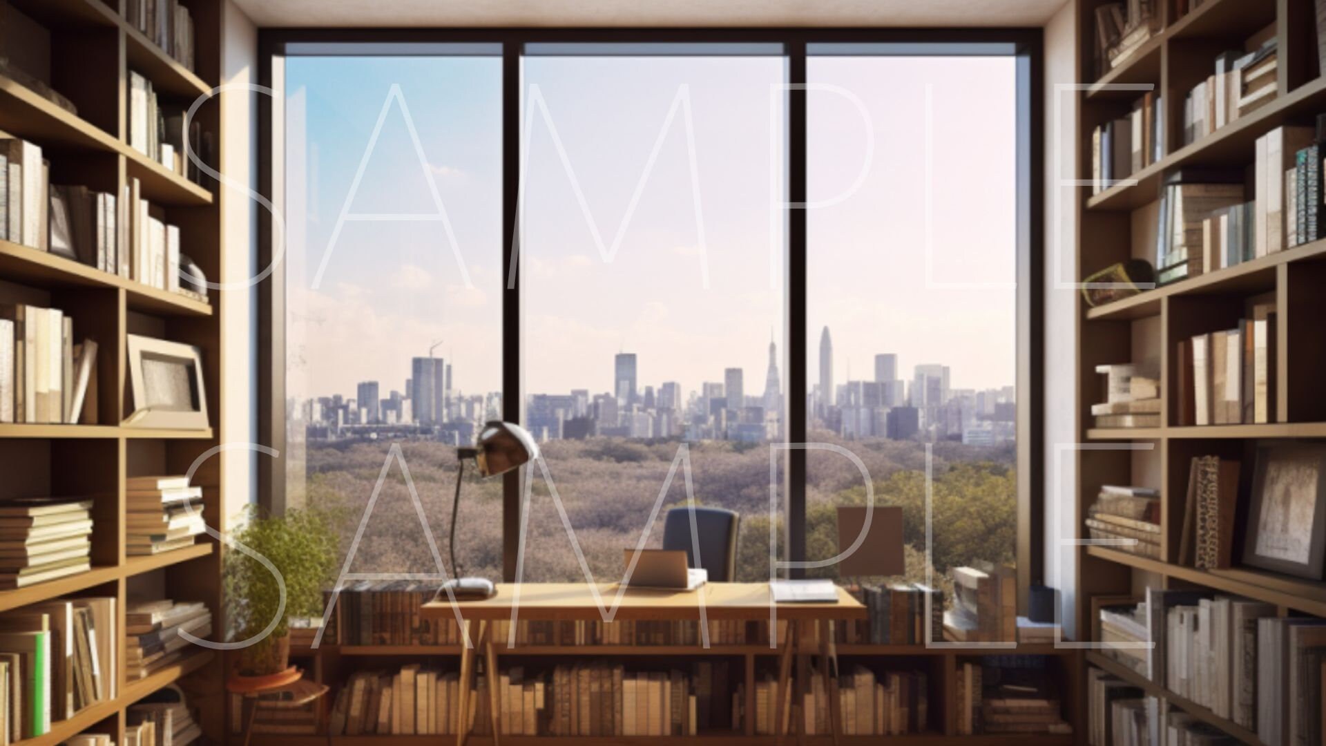 Zoom Virtual Background | Home Office | Professional | Backdrop - Etsy