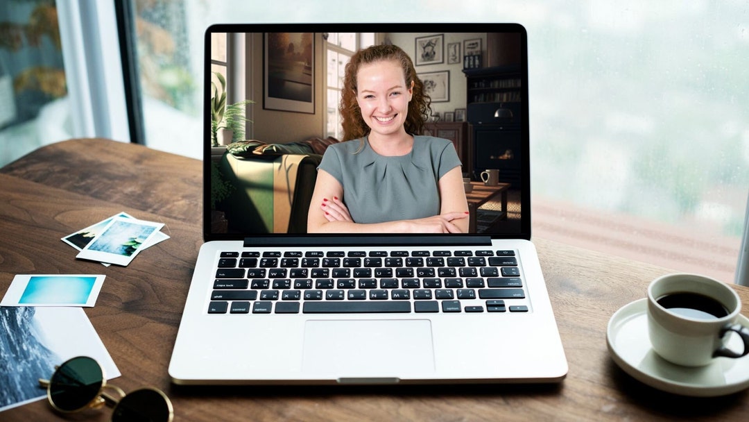 Zoom Virtual Background | Home Office | Professional | Backdrop - Etsy