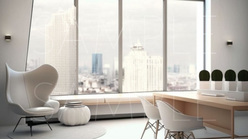 Zoom Virtual Background | Bookcase | Home Office | Professional ...
