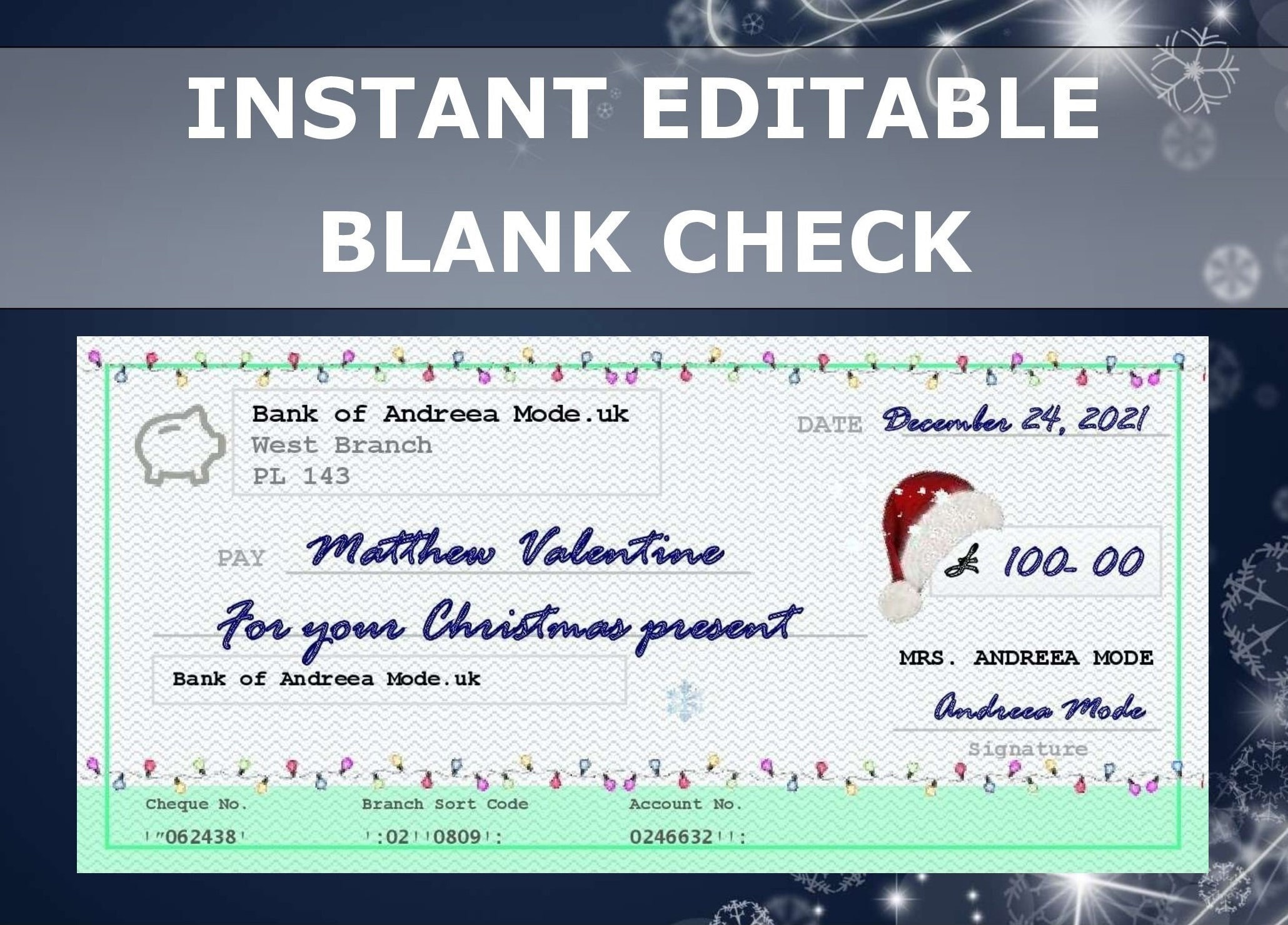 Modelo De Cheque Em Branco Editavel Em Branco Banco Verificar. Pessoal