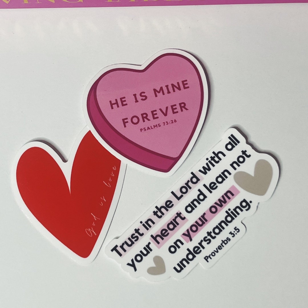 Christian Girl Sticker Pack | Valentine’s Day Stickers | Valentine ...