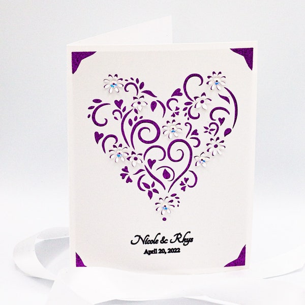 Wedding Cricut Card - Etsy