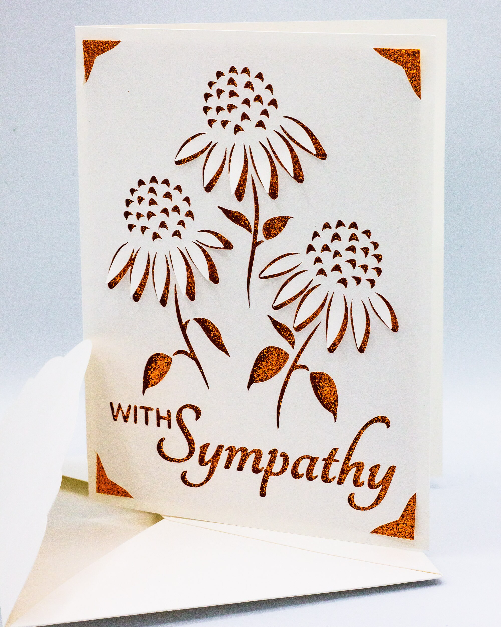 Sympathy Card SVG Bereavement Condolence Mourning Cut File - Etsy