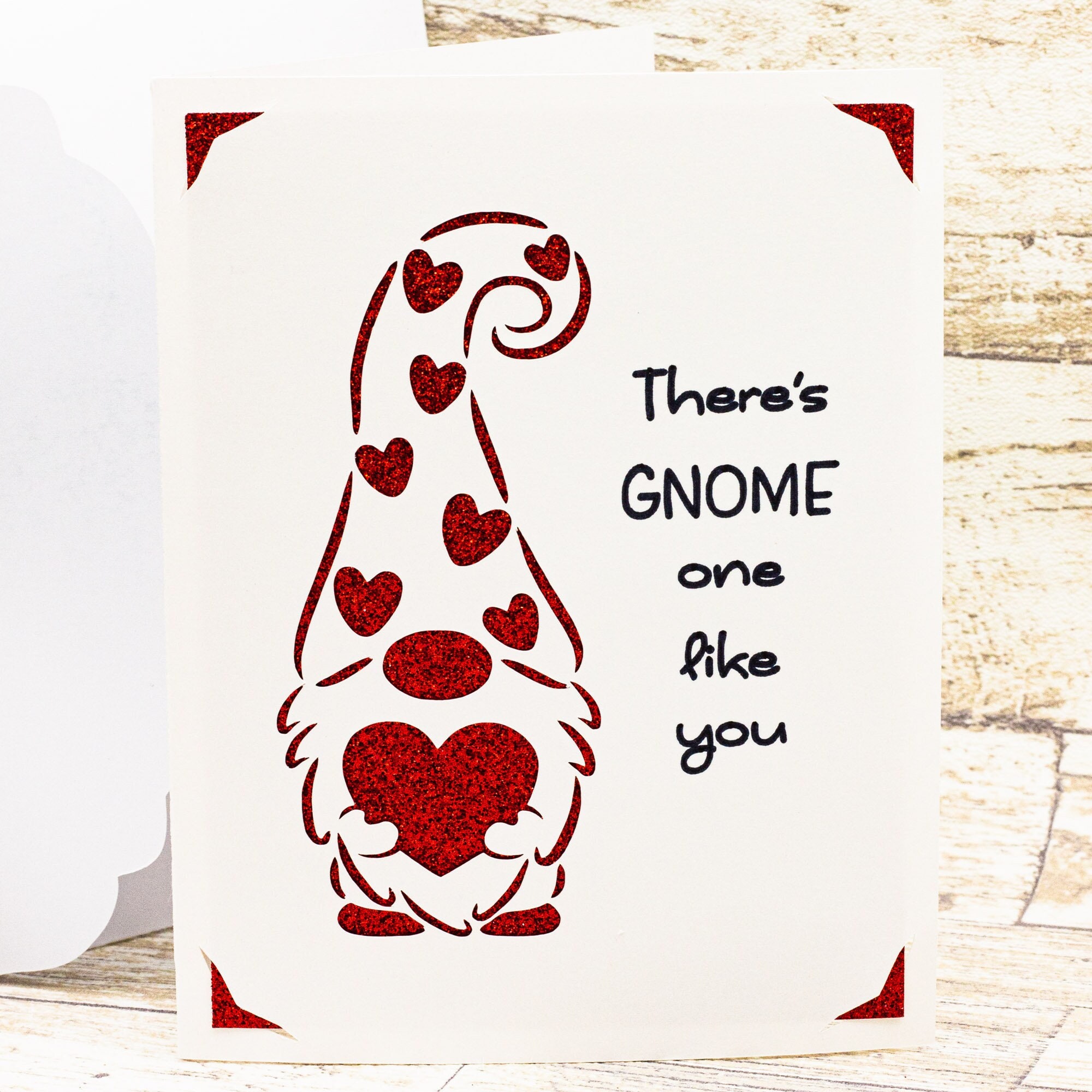 Gnome Card SVG There's GNOME One Like You - Etsy