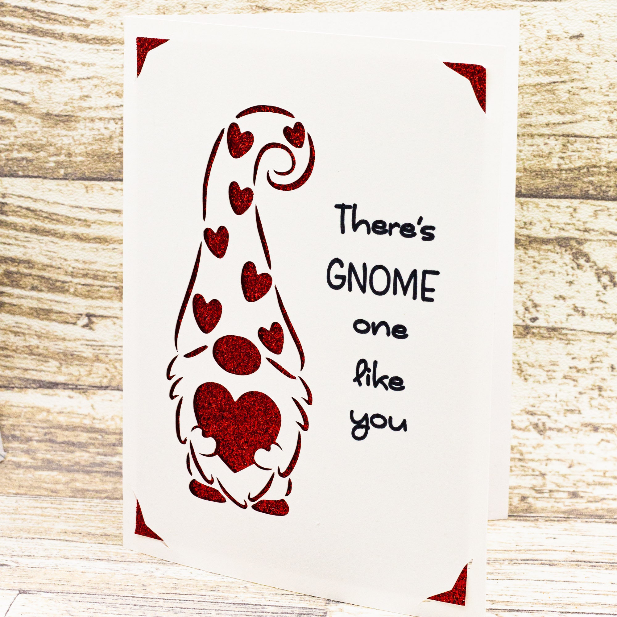 Gnome Card SVG There's GNOME One Like You - Etsy