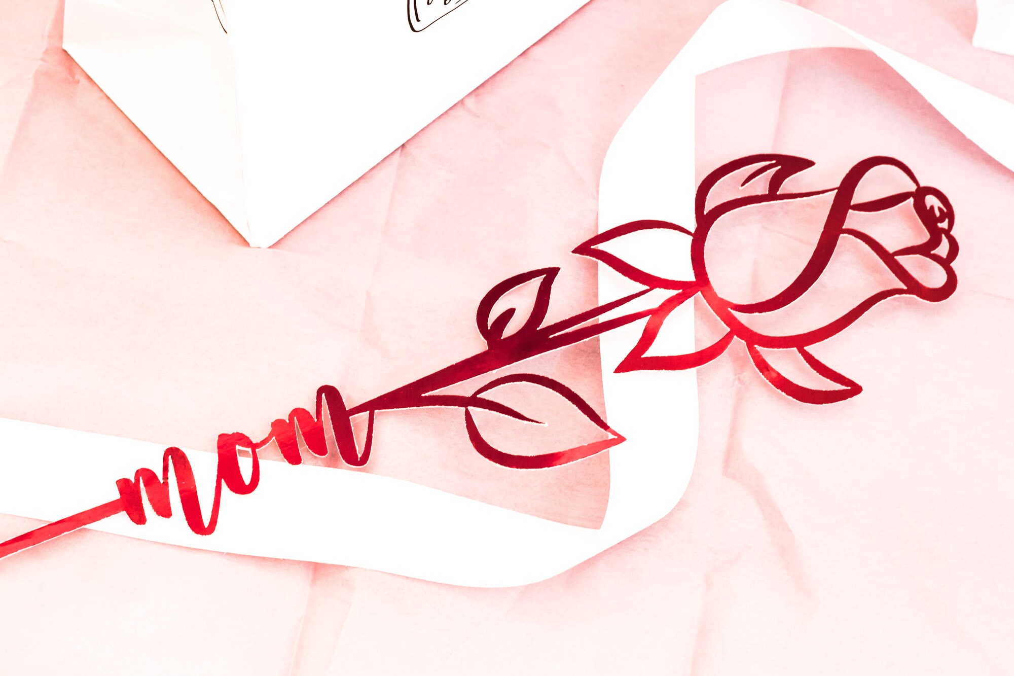 Rose for Mom Svg Rose With Stem Mother's Day Cut File - Etsy