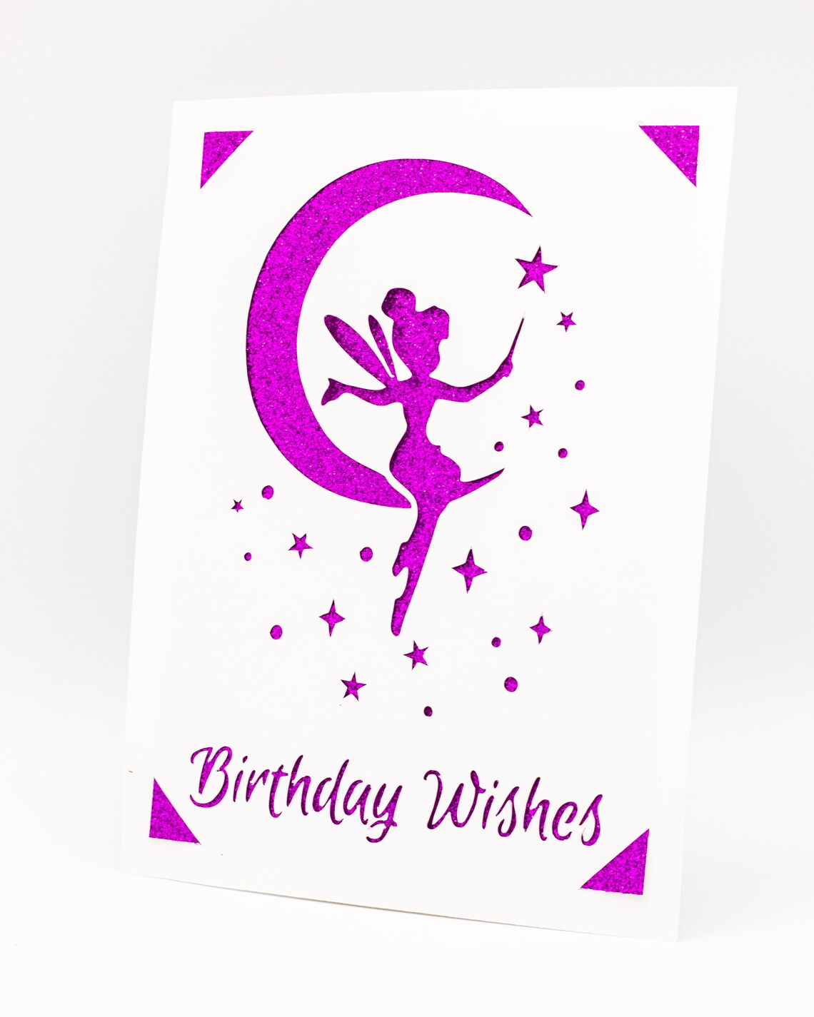 Fairy Birthday SVG Birthday Card for Girl Birthday Wishes | Etsy