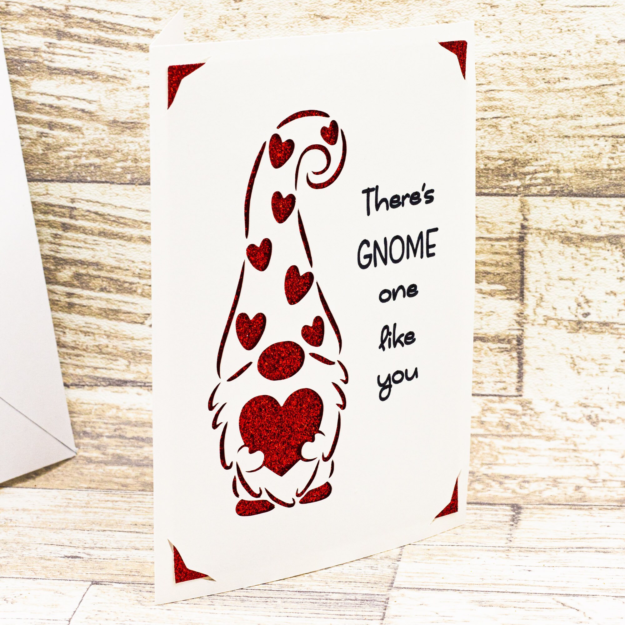 Gnome Card SVG There's GNOME One Like You - Etsy