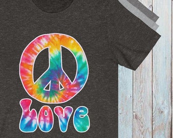 Peace Tie Dye Shirt | Etsy