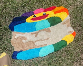 Flower Rug Murakami - Etsy