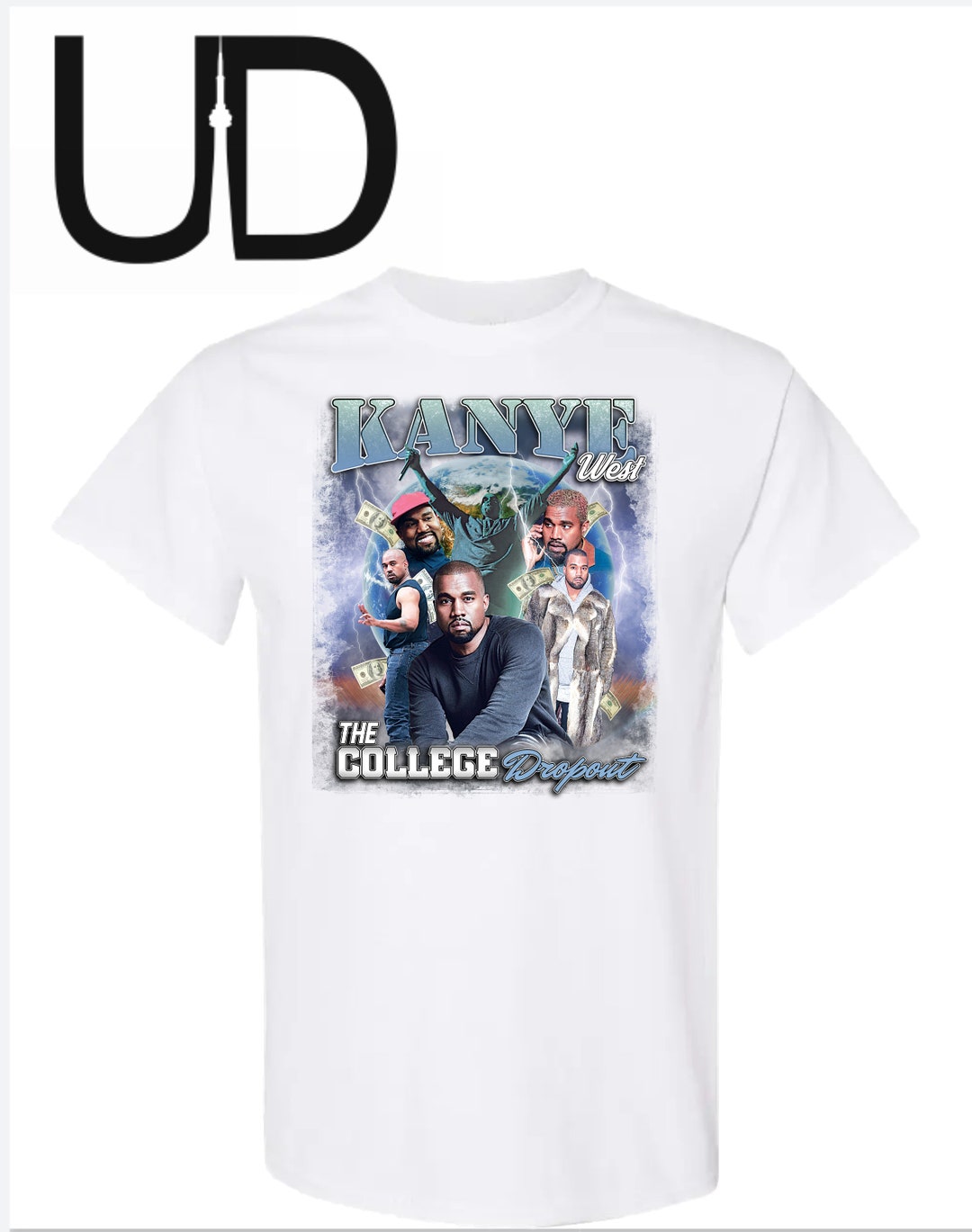 Custom Bootleg Style Rap/hip-hop Design Shirt - Etsy