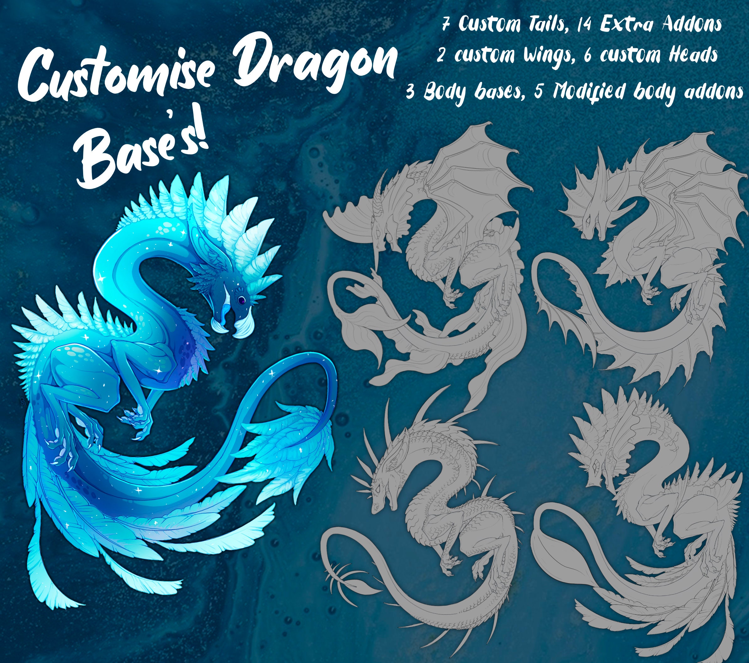 Customise Dragon Base | Etsy