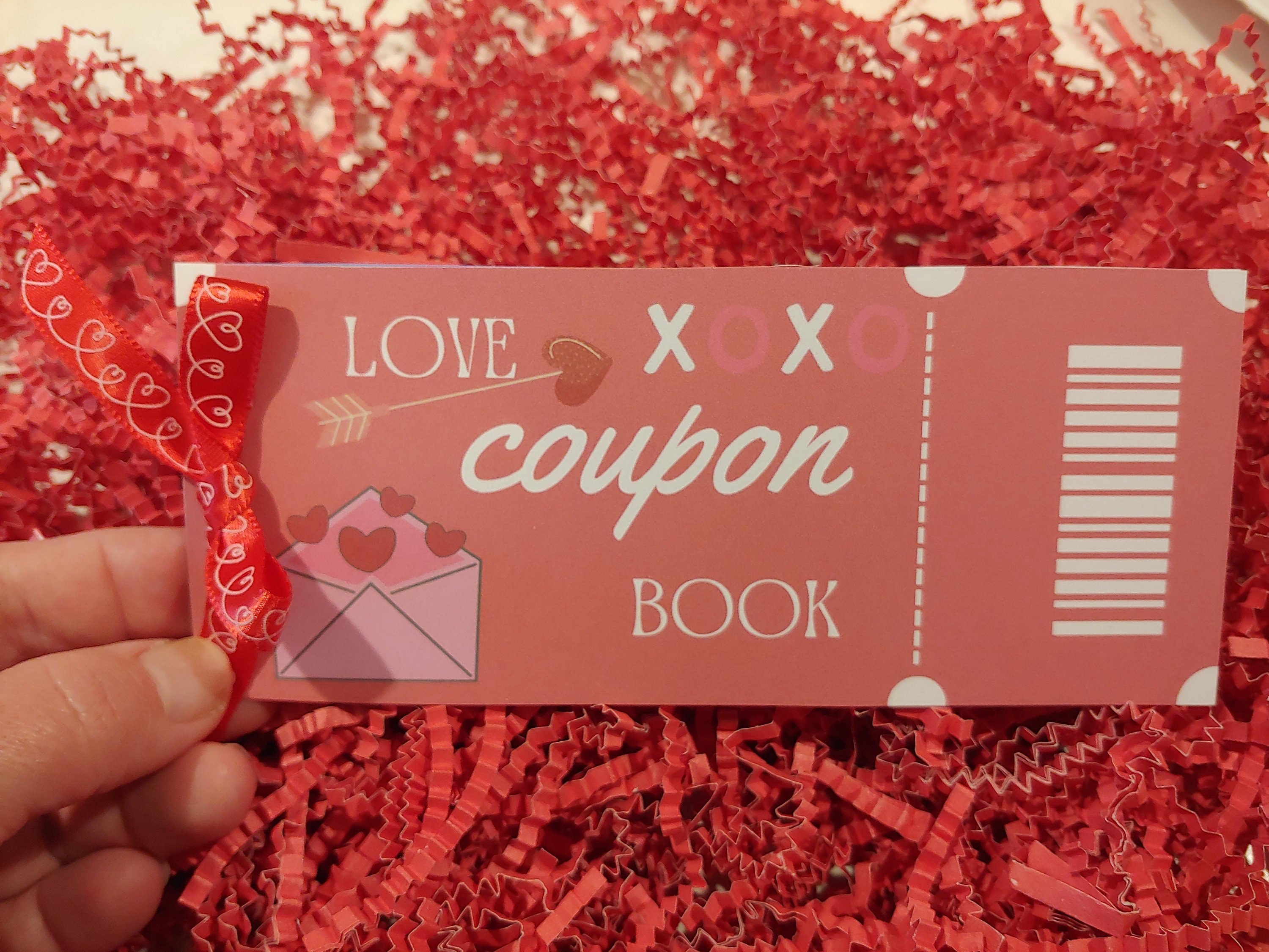 Printable Love Coupon Book; Valentine's Day Gift - Etsy