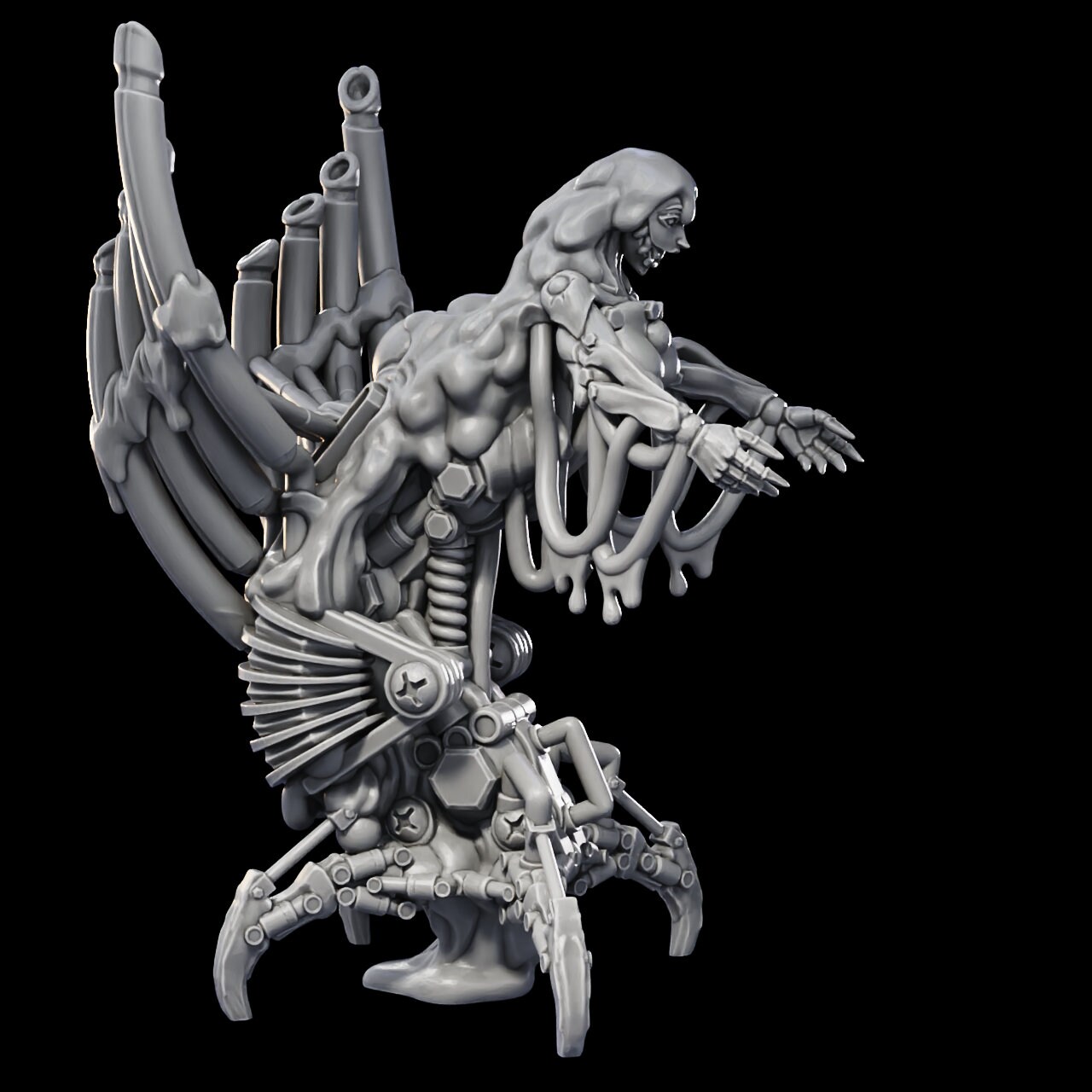 The Siren - Scrap Waste Creatures by Printed Obsession, 3D Printed ...