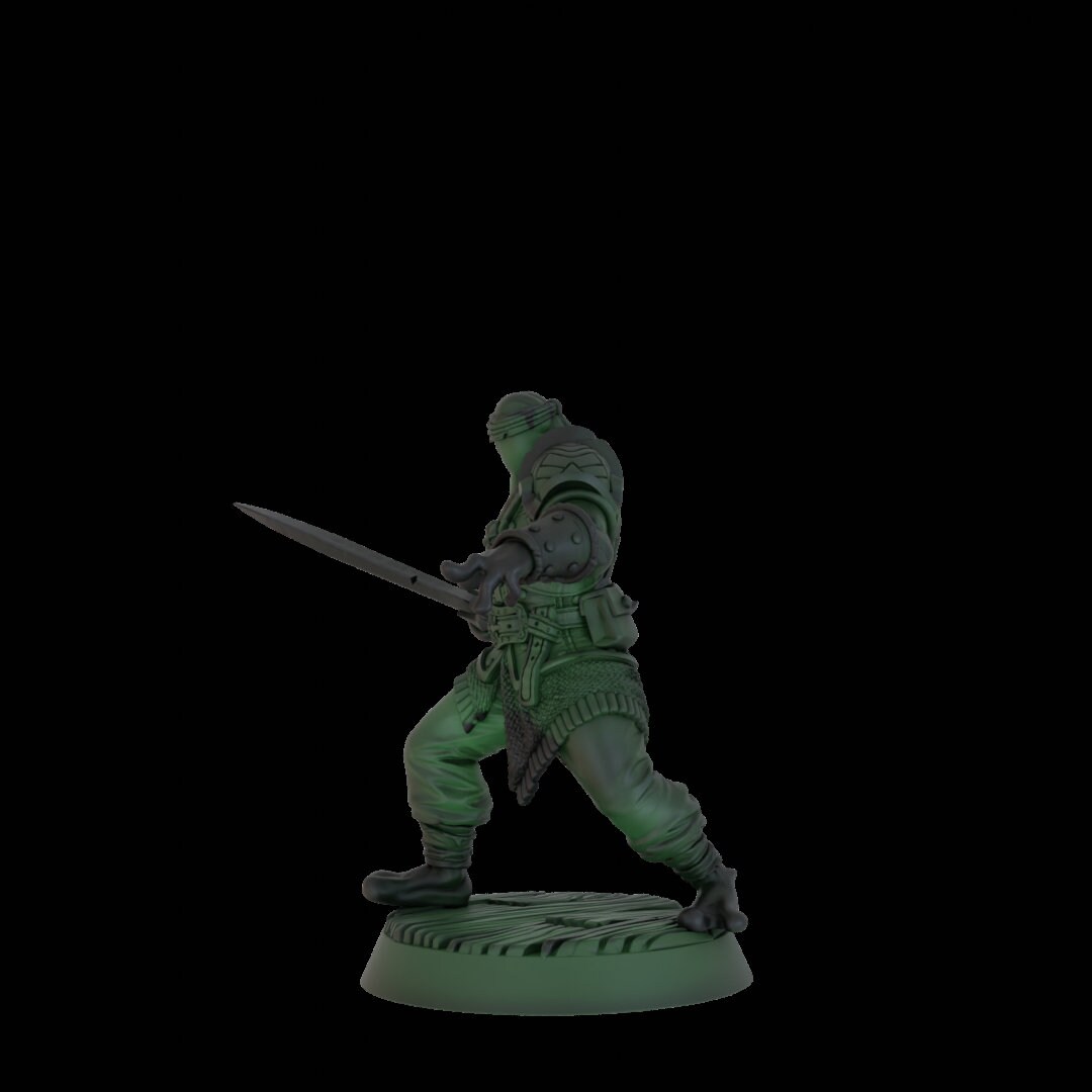 Slime Fighter - Drunken Dwarf Miniatures - Etsy