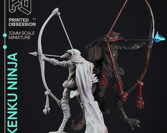 The Faceless Ninja & Mimics by Printed Obsession - Etsy