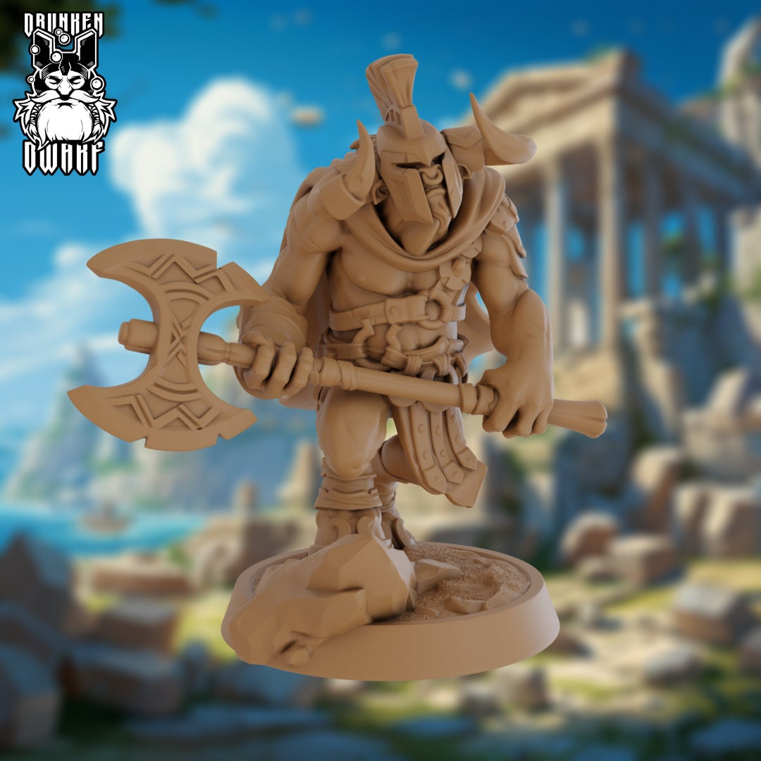 Minotaur - Greek Myths by Drunken Dwarf Miniatures - Etsy