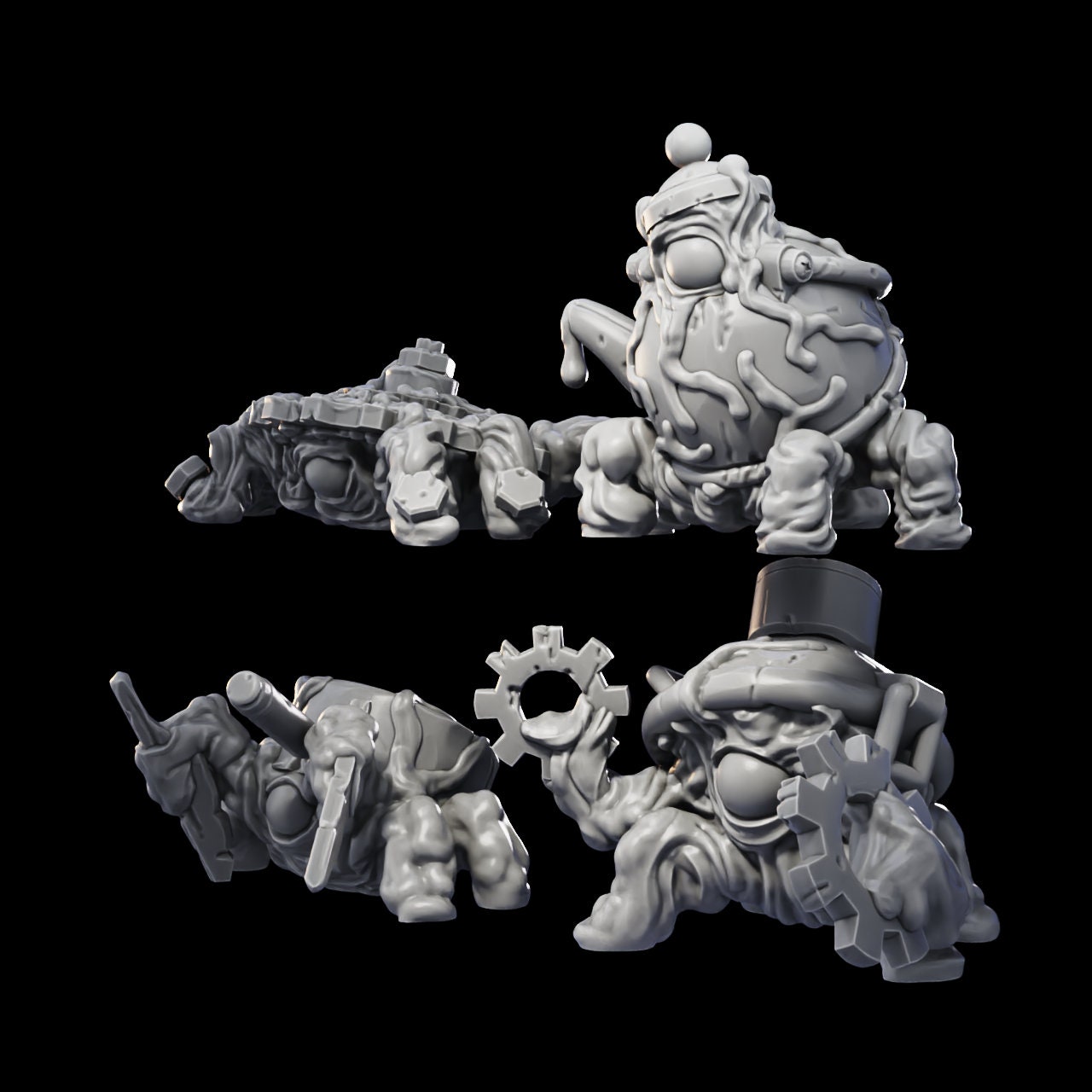 Ill Formed Scraps - Scrap Waste Creatures by Printed Obsession, 3D ...