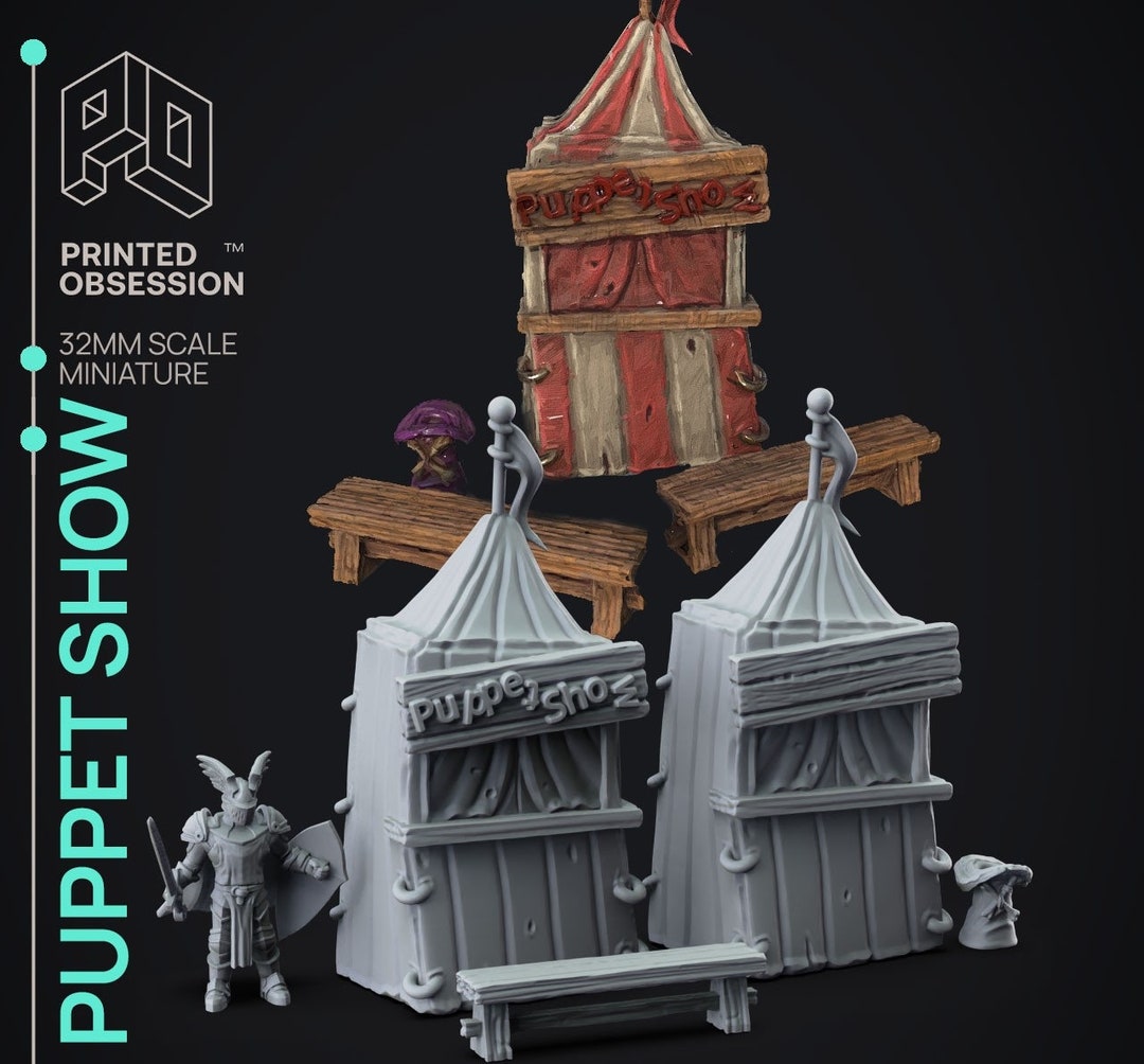 Show Tents the Puppet Master's Apprentice by Printed Obsession - Etsy