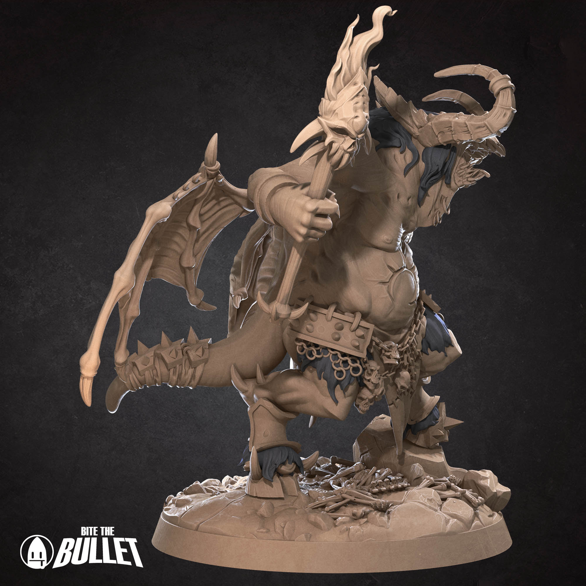 Orcus the Blood Lord - Dungeon Demons by Bite the Bullet 3D Printed ...
