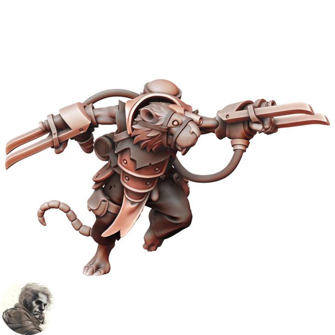 Ratfolk Executioner - Manuel Boria - Etsy