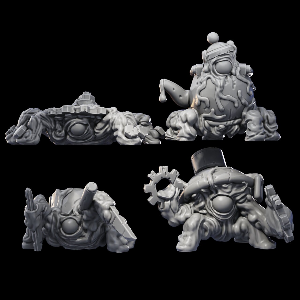 Ill Formed Scraps - Scrap Waste Creatures by Printed Obsession, 3D ...