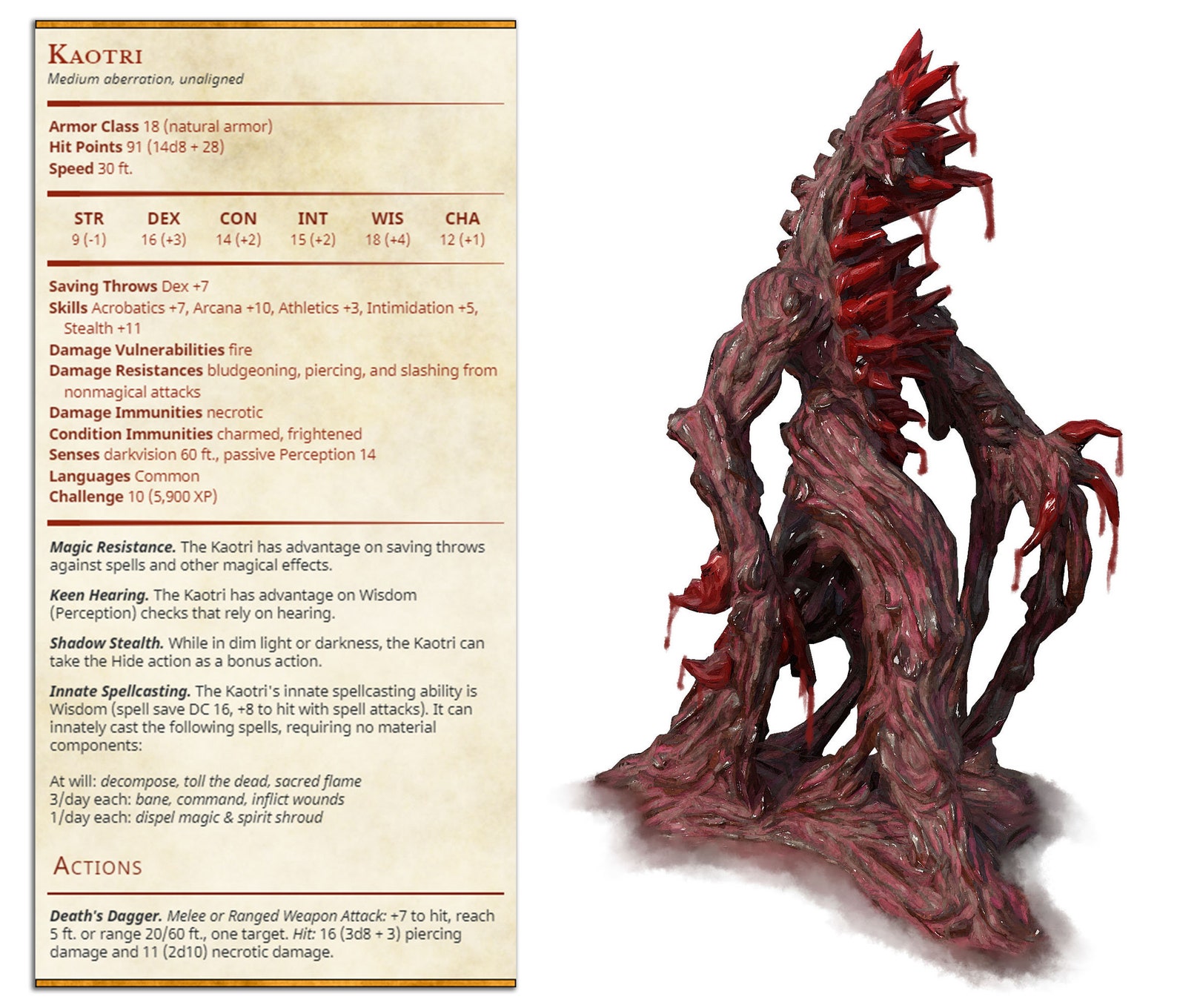 Kaorti Creatures From Behind the Veil by Printed Obsession | Etsy