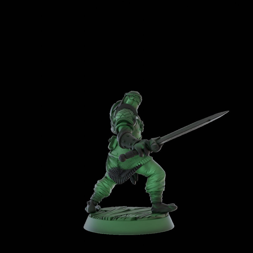Slime Fighter - Drunken Dwarf Miniatures - Etsy