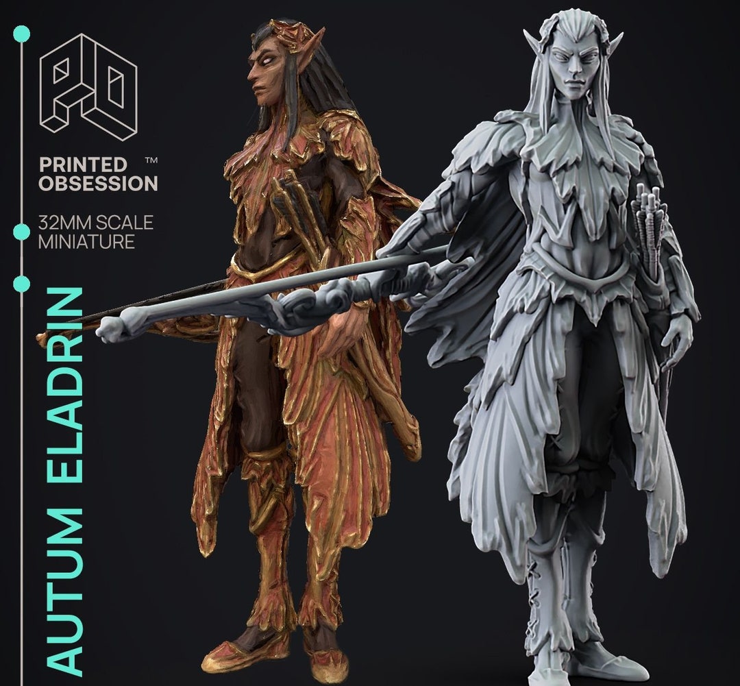 Autumn Eladrin - Fey Vs Shadowfell by Printed Obsession, 3D Printed ...