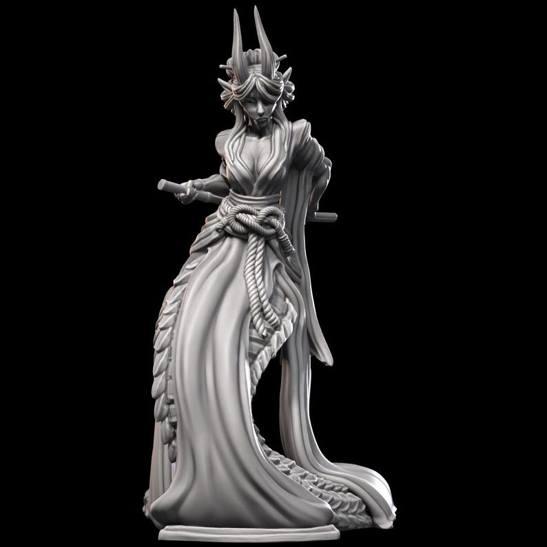 Half Snake Yokai - Elemental Creatures by Printed Obsession, 3D Printed ...