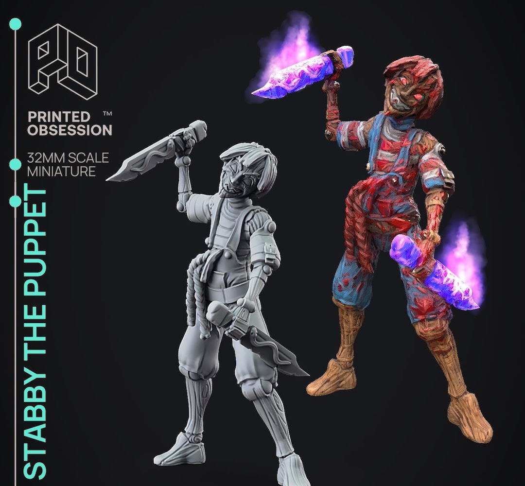Lucky, the Awakened Puppet - the Puppet Master's Apprentice by Printed Obsession, 3D Printed ...