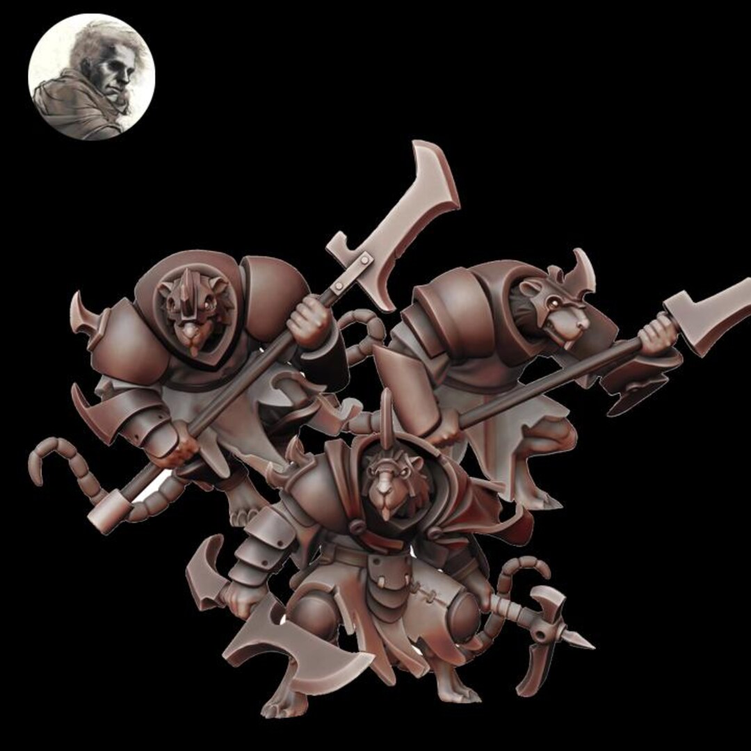 Verminguard - Manuel Boria, 3d Printed Resin Miniatures - Etsy