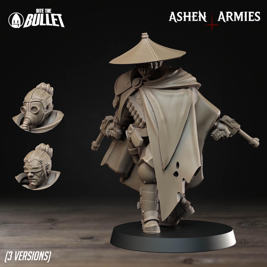 Sniper Priest - Ashen Armies the Holy Shogunate / Bite the Bullet, Resin Miniature - Etsy