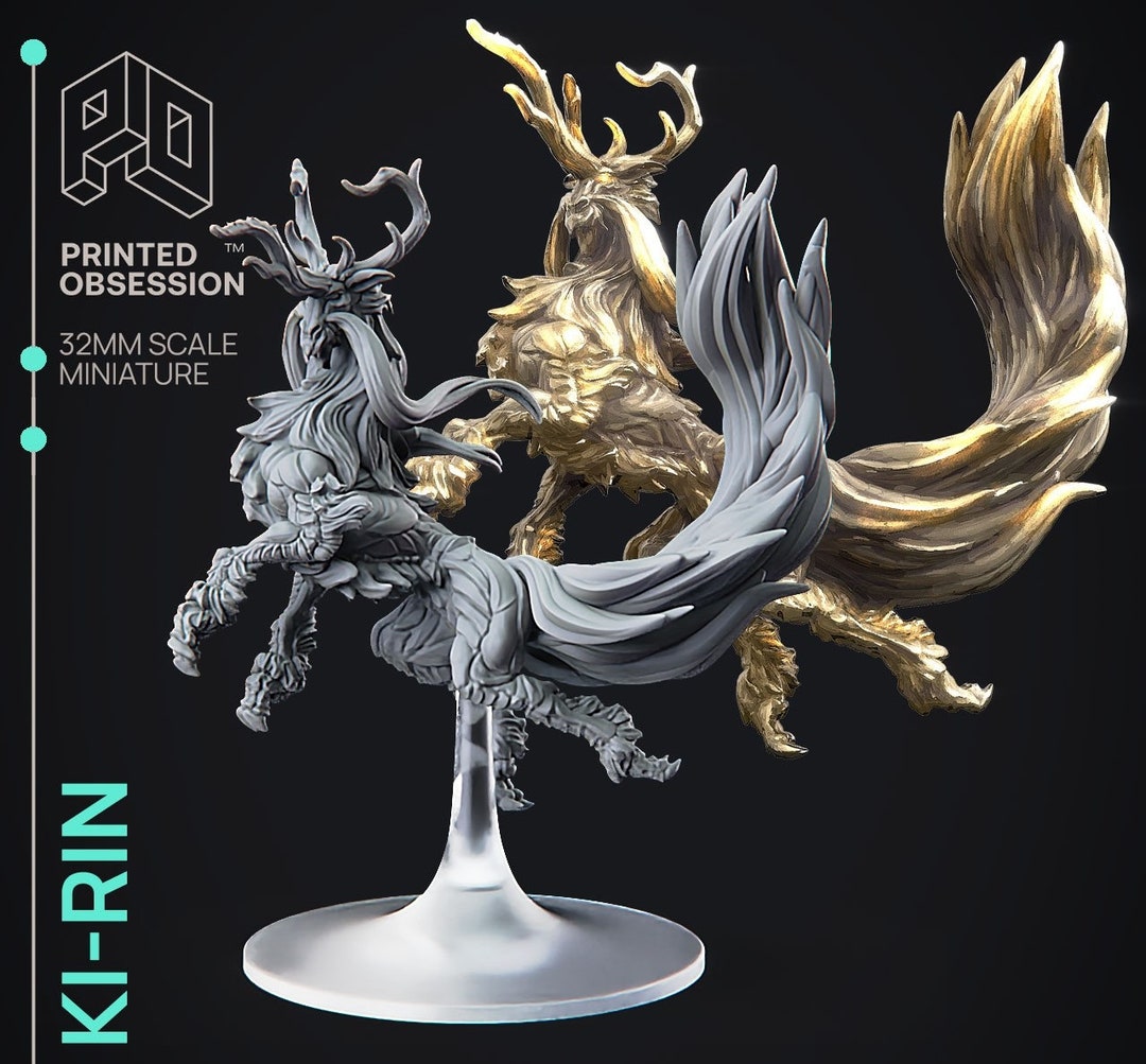 Ki-rin Monsters of the Multiverse by Printed Obsession - Etsy