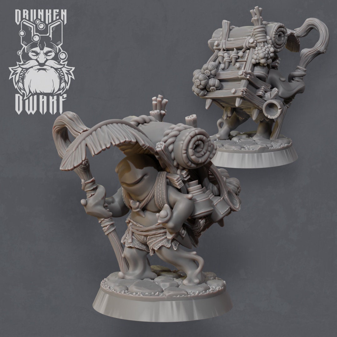Slime Traveller - Drunken Dwarf Miniatures - Etsy