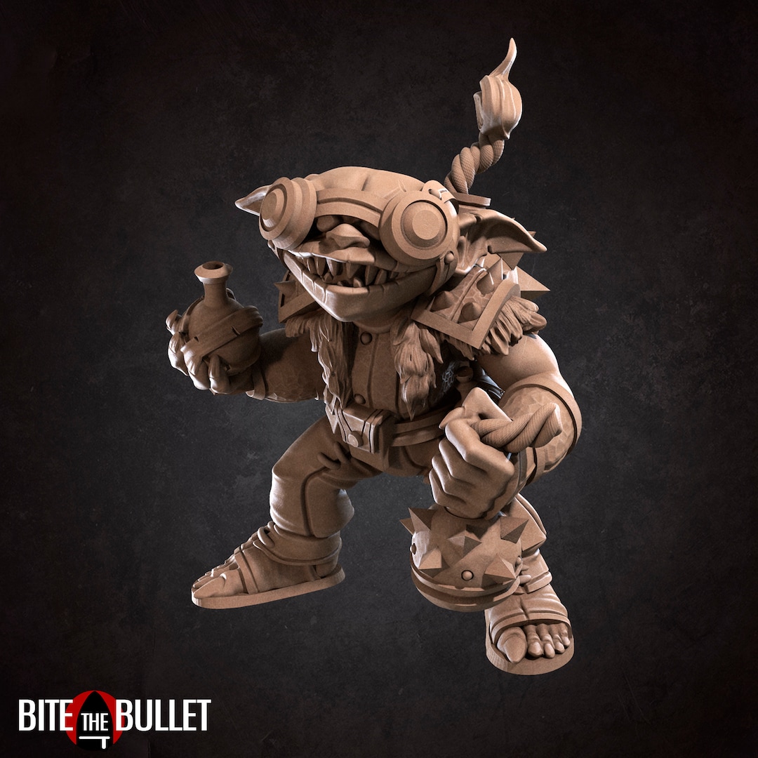 Goblin Artificer - Goblins by Bite the Bullet 3D Printed Resin ...