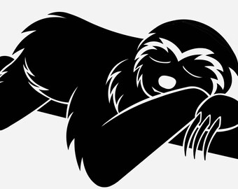Sloth Vinyl Decal - Etsy