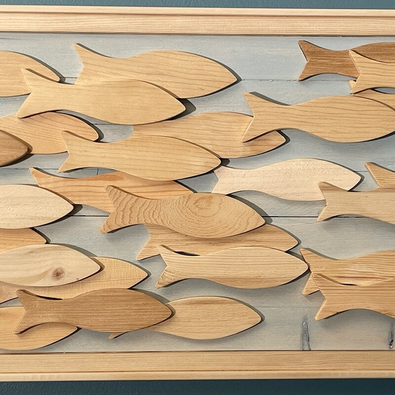 Wooden Fish Wall Decor - Etsy