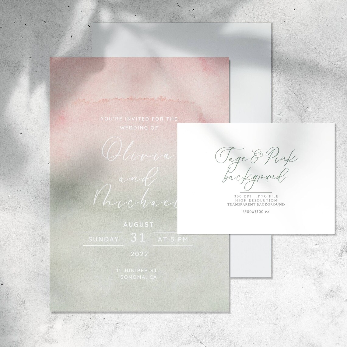 Sage Green Background, Pastel Pink Clipart, Splash Clipart, Peach Green ...