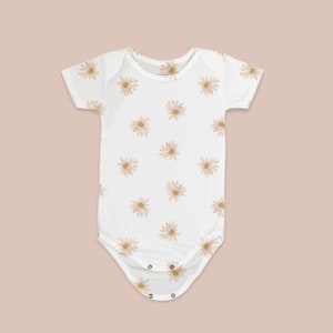 Watercolor Daisy Floral Digital Paper Soft Taupe Flower Seamless ...