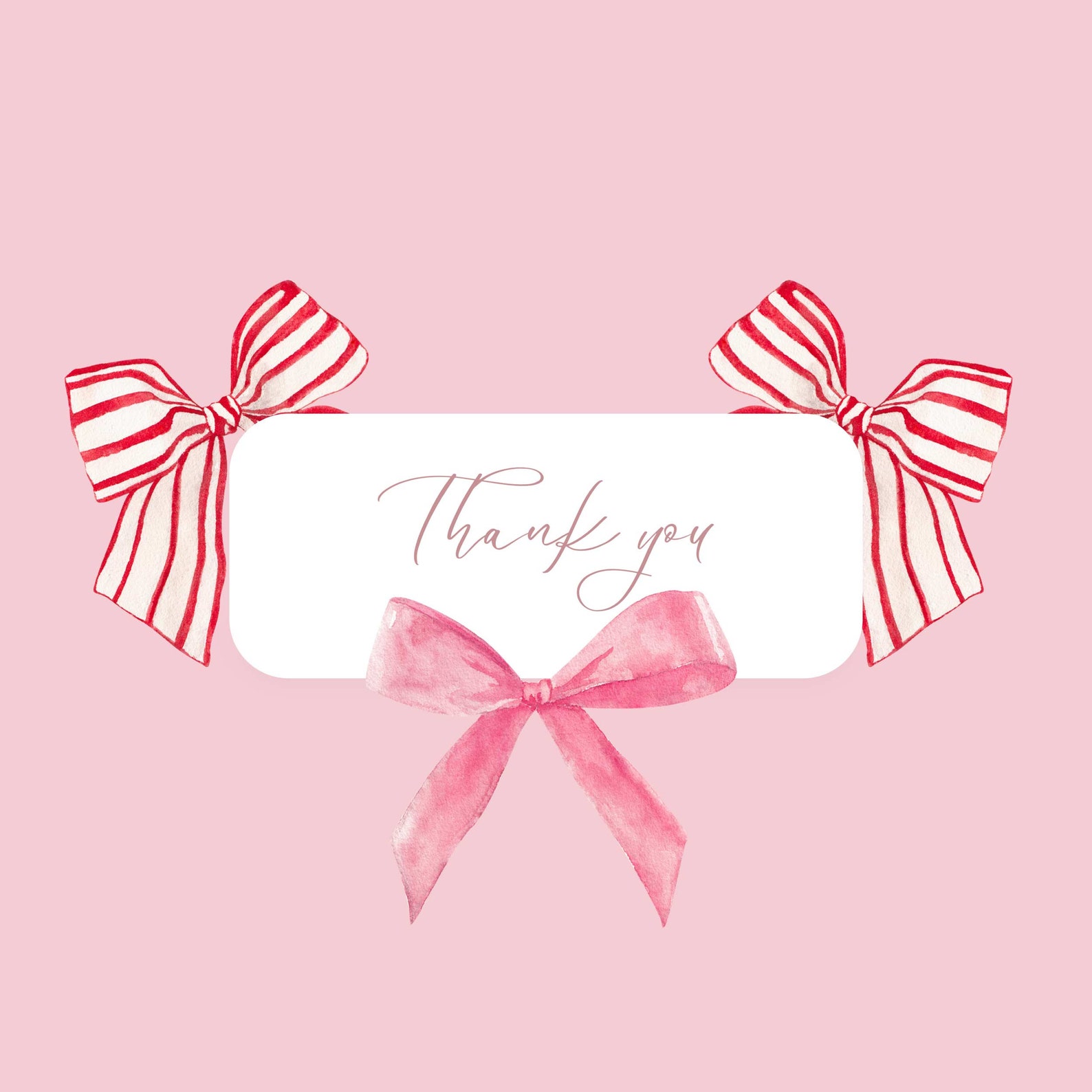 Watercolor Coquette Bows Clipart Pastel Pink Ribbon PNG Cute Soft Girl ...