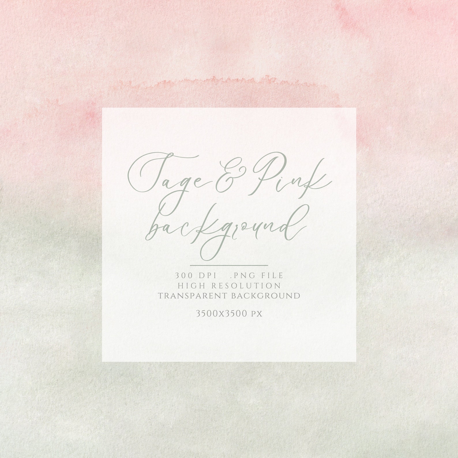 Sage Green Background, Pastel Pink Clipart, Splash Clipart, Peach Green ...